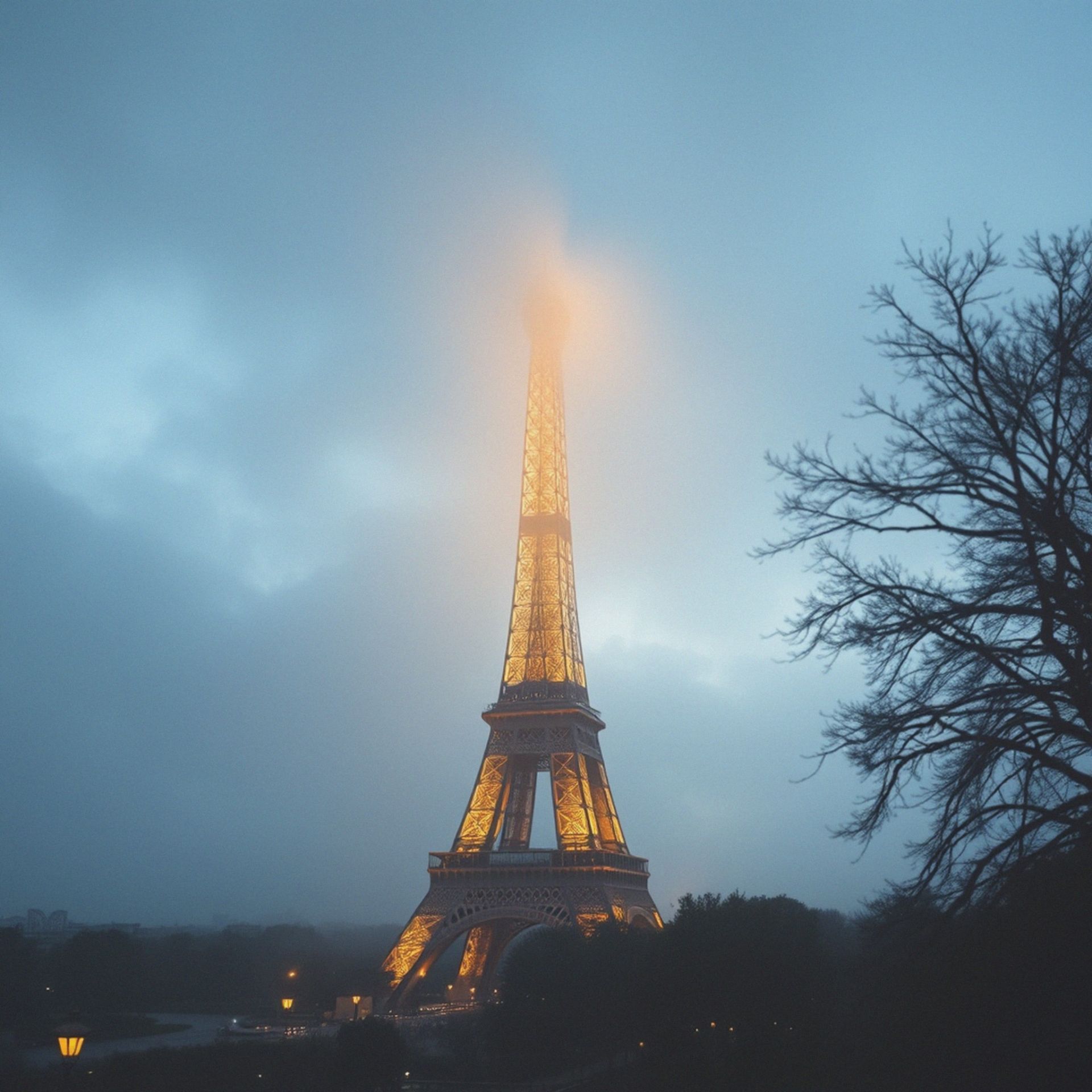 Paris Raffle Tower – AIFusionArt