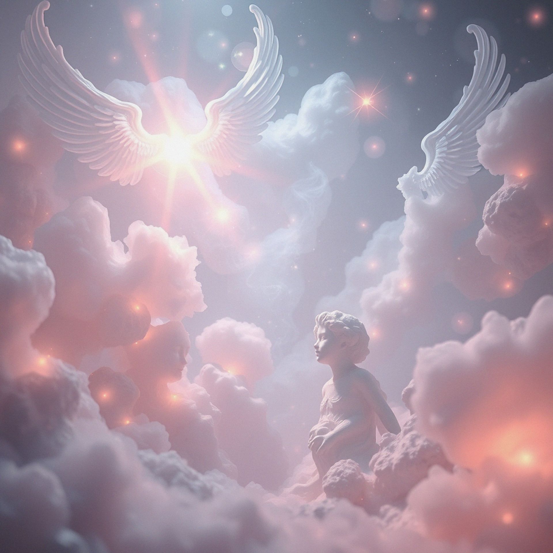 A fantastical scene where abstract algebraic structures take on ...