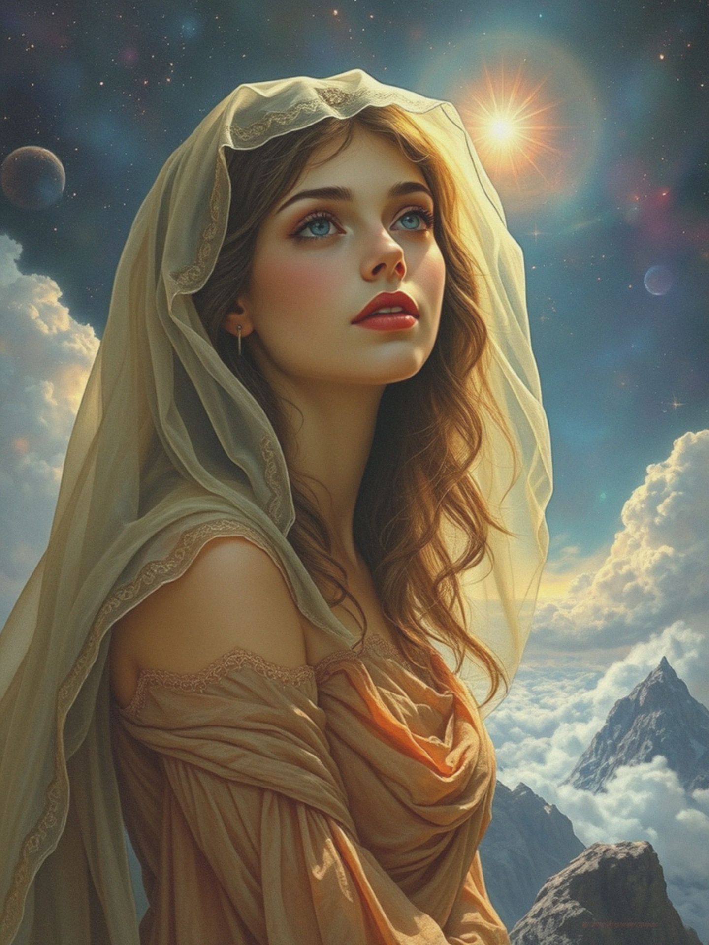 perfect image evoking a serene atmosphere of love where a ...