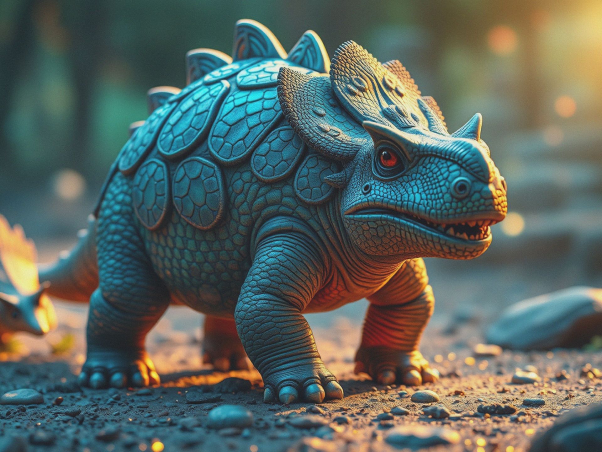 anatomically correct ankylosaurus, scales on head, jurassic world movie ...
