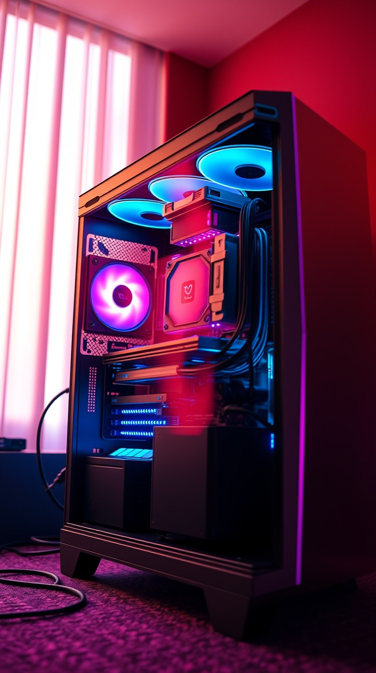 A high-end custom-built PC with cutting-edge components but missing an ...