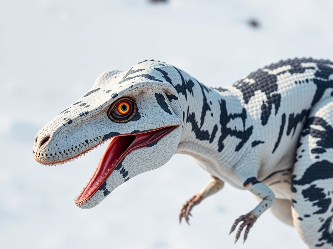 AIFusionArt - A captivating depiction of a dromaeosaurid dinosaur ...