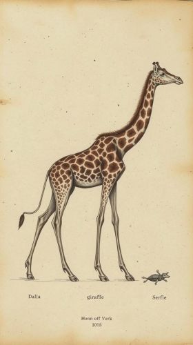 A vintage scientific illustration depicting the gradual evolution from ...