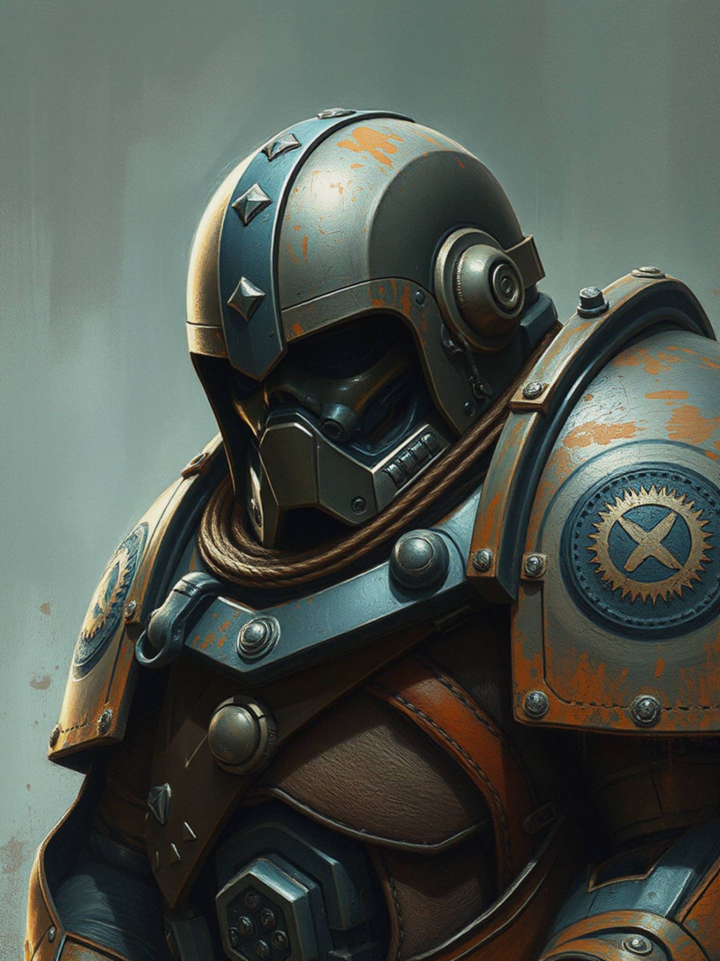 AIFusionArt - warhammer 40k, space marine, leather coat, coat over ...