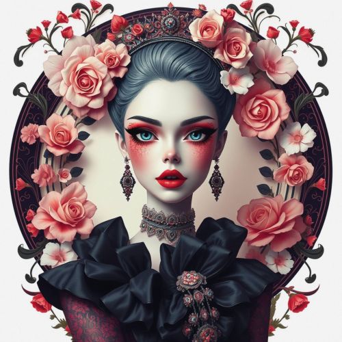 AIFusionArt - beautiful elegant feminine digital art In the style of ...