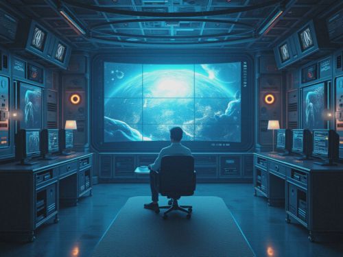 AIFusionArt - technical concept art of a futuristic television by josan ...